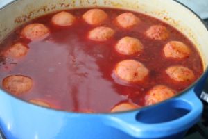 Kubbeh Selek Gone Vegetarian! – Beet Soup with Middle Eastern Dumplings ...