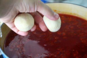 Kubbeh Selek Gone Vegetarian! – Beet Soup with Middle Eastern Dumplings ...